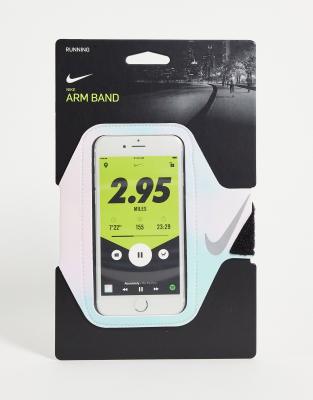 Nike Running printed armband in pink | ASOS