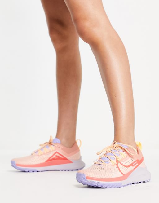 Nike Running - React Pegasus Trail 4 - Baskets - Rose | ASOS