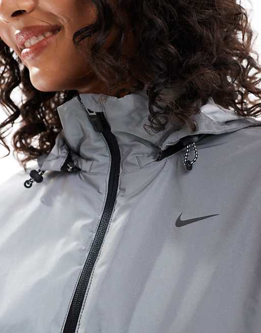 Nike Running Run Division reflective jacket in gray | ASOS Nike Running Run Division reflective jacket in gray | ASOS