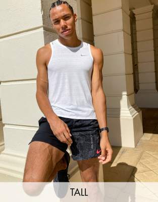 Nike Running Tall - Miler - Débardeur - Blanc | ASOS