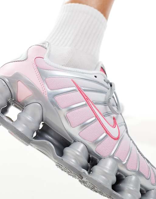 Nike Shox TL sneakers in silver and pink | ASOS Nike Shox TL sneakers in silver and pink | ASOS