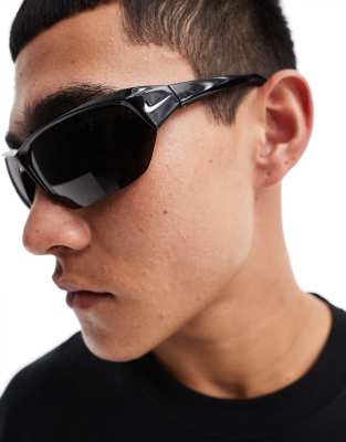 Nike Skylon Ace training sunglasses in black with grey lenses | ASOS
