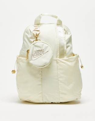 Nike Sportswear Futura Luxe backpack in cream | ASOS