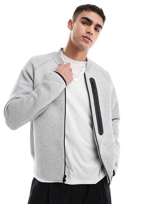Nike Tech - Felpa in pile grigia | ASOS Nike Tech - Felpa in pile grigia | ASOS