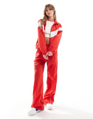 Nike Trend woven sports jacket and trousers in red | ASOS