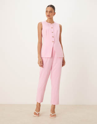 Nobody's Child waistcoat co-ord in pink | ASOS