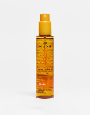 NUXE Sun Tanning Sun Oil for Face and Body SPF30 150ml | ASOS