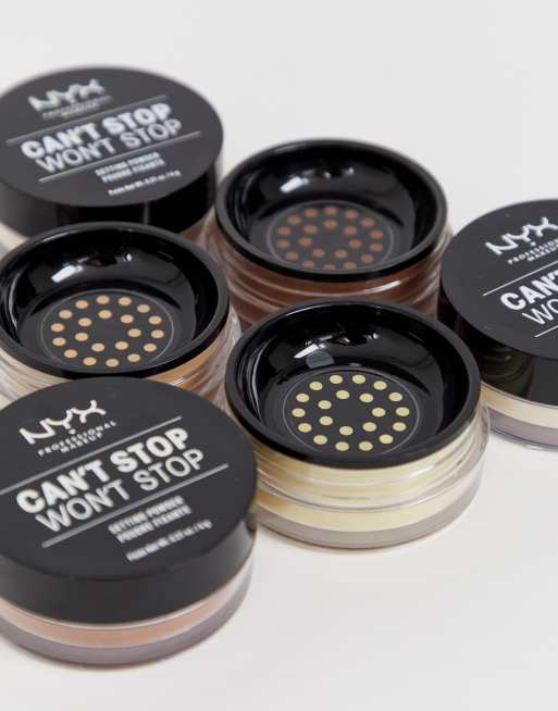 Nyx Professional Makeup Can T Stop Setting Powder | Makeupview.co
