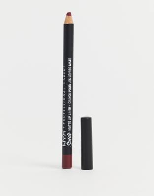 NYX Professional Makeup Suede Matte Lip Liner - Cherry Skies | ASOS