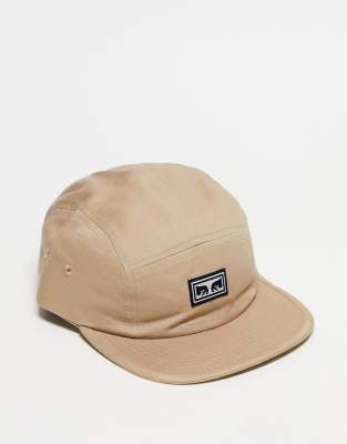 Obey – Eyes Camp – Kappe in Beige mit fünf Bahnen | ASOS