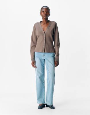 Object - Gebreid vest in morel bruin | ASOS