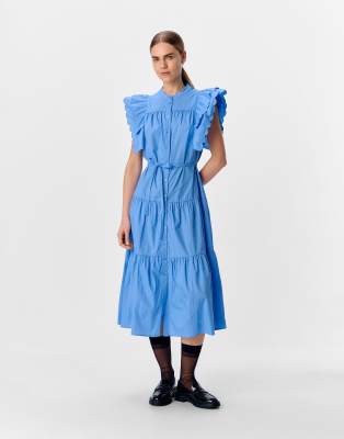 Object Maxi dress in cornflower blue | ASOS
