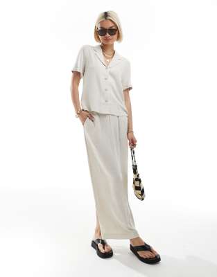 Object – Mix and Match – Elegantes Set mit Leinen-Haptik in Creme | ASOS