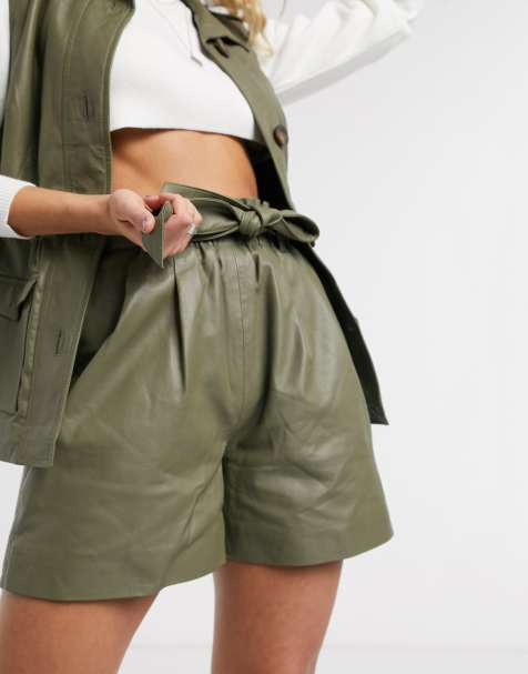 Shorts en cuir | Shorts en cuir et daim pour femme | ASOS