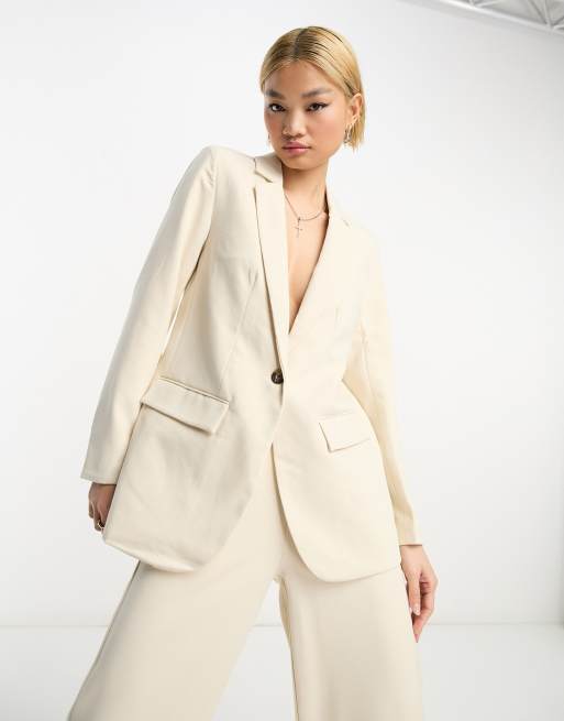 Object tailored blazer co-ord in sandshell | ASOS