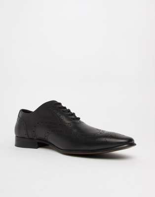 Office Glide brogues in black leather | ASOS