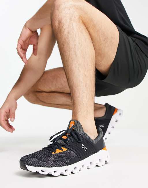 On Running Cloudswift trainers in grey and orange | ASOS