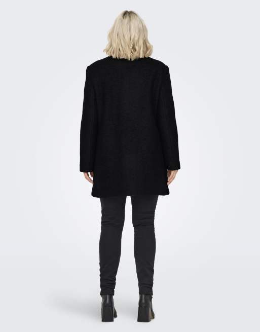 ONLY Curve Coat in black | ASOS