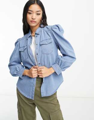 Only light blue denim shirt | ASOS