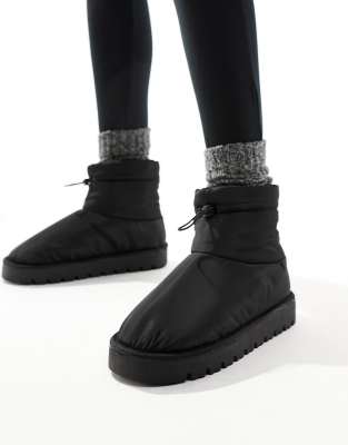 Only nylon snow boots in black | ASOS