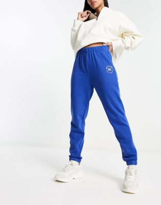 Only trackies in cobalt blue (part of a set) | ASOS