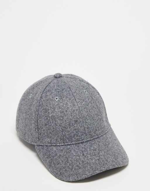 Only wool look cap in light grey | ASOS