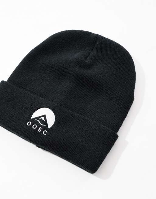 OOSC Classique ski beanie with white logo in multi | ASOS