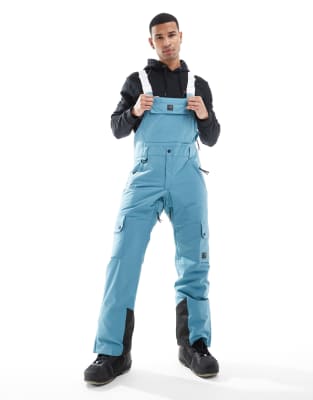 OOSC Yeh man ski bib pant teal in teal | ASOS