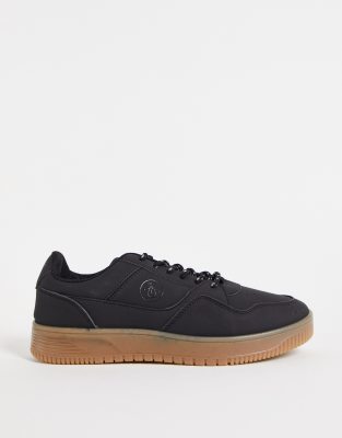 Original Penguin flatform sporty trainers in black | ASOS