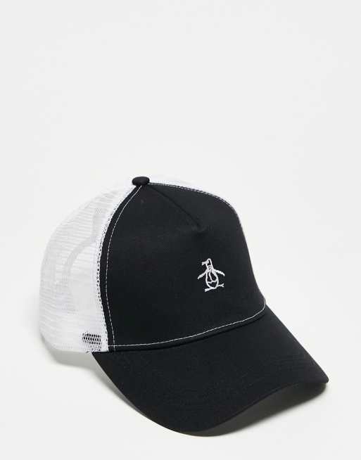 Original Penguin logo cap in black | ASOS