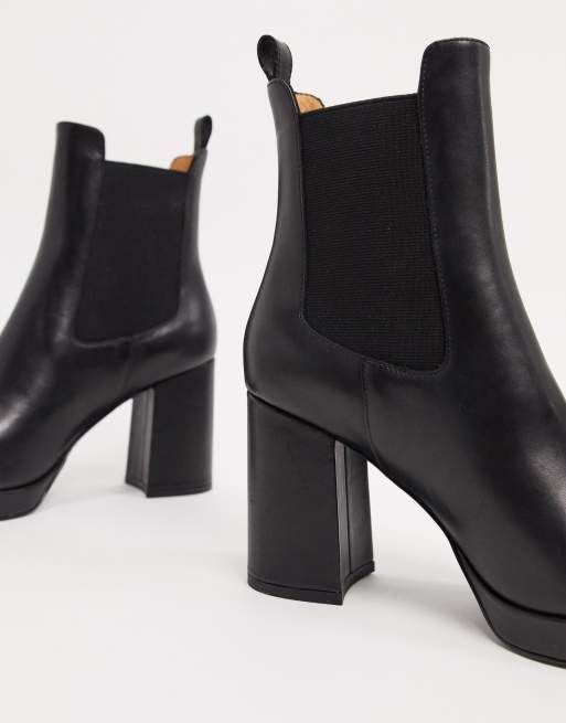 Chinakohl Star Hund ankle boots schwarz plateau Arthur Kitt Matratze