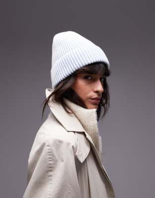 & Other Stories - Bonnet bicolore en laine - Bleu clair | ASOS