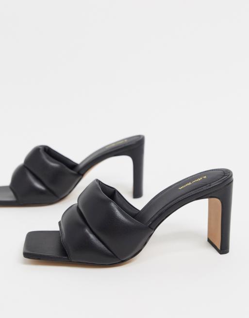 & Other Stories – Gepolsterte Mules in Schwarz | ASOS