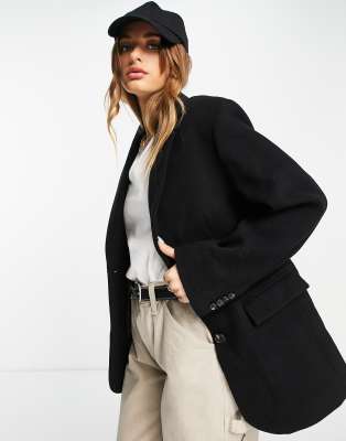 & Other Stories oversized blazer in black | ASOS