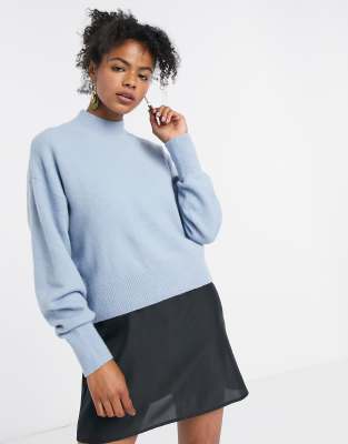 & Other Stories - Pull col montant - Bleu | ASOS