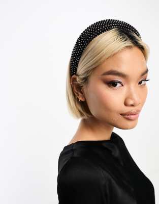 & Other Stories – Svart diadem med strass | ASOS