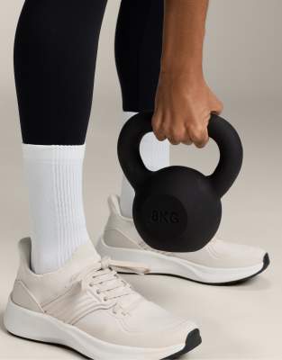 OYSHO 3 pairs of classic polyamide blend sports socks in white | ASOS