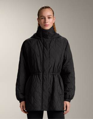 OYSHO Fellex® aerogel padded jacket in black | ASOS
