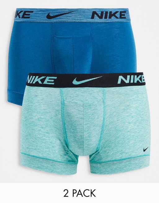 Pack de 2 calzoncillos de color azul y verde menta Dri-Fit Reluxe de ...