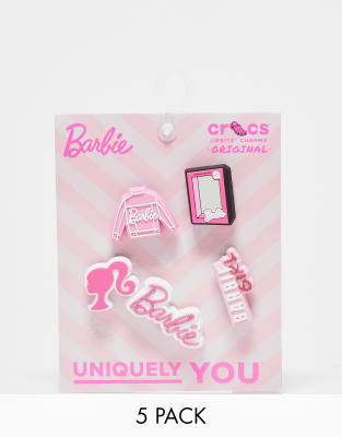 Pack de 5 adornos jibbitz de "Barbie" de Crocs | ASOS