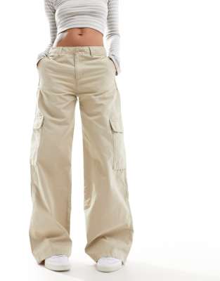 Pantalones cargo color crema holgados de Levi's | ASOS