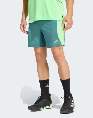 Pantalones cortos azul cerceta envejecido y verde lima Tech Apparel ...