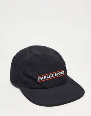 Parlez moritz 6 panel cap in black | ASOS