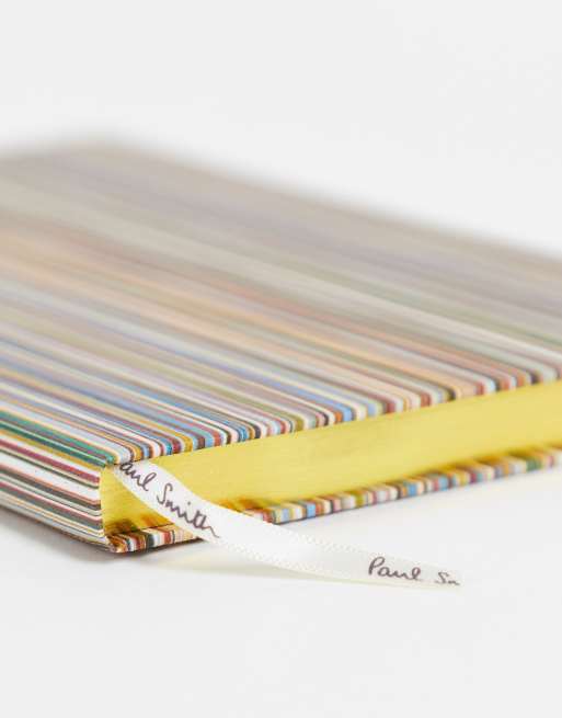 Paul Smith classic stripe notebook in multi | ASOS
