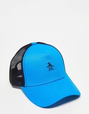 Penguin logo baseball cap in blue | ASOS