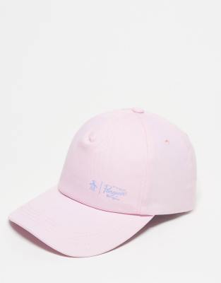 Penguin logo baseball cap in pink | ASOS