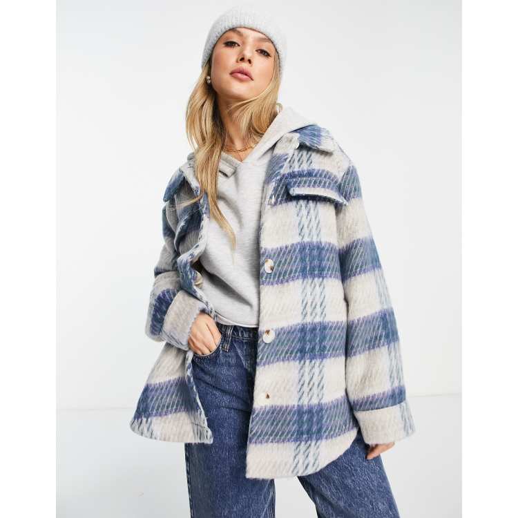 Check Shacket With Wool | atelier-yuwa.ciao.jp