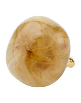 Pilgrim Aase ring creamy in gold plated | ASOS