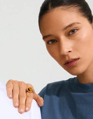 Pilgrim Between ring in gold plated | ASOS