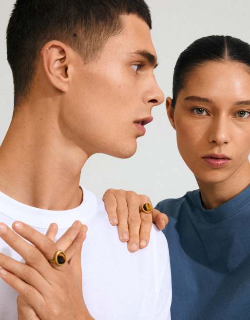 Pilgrim Between ring in gold plated | ASOS